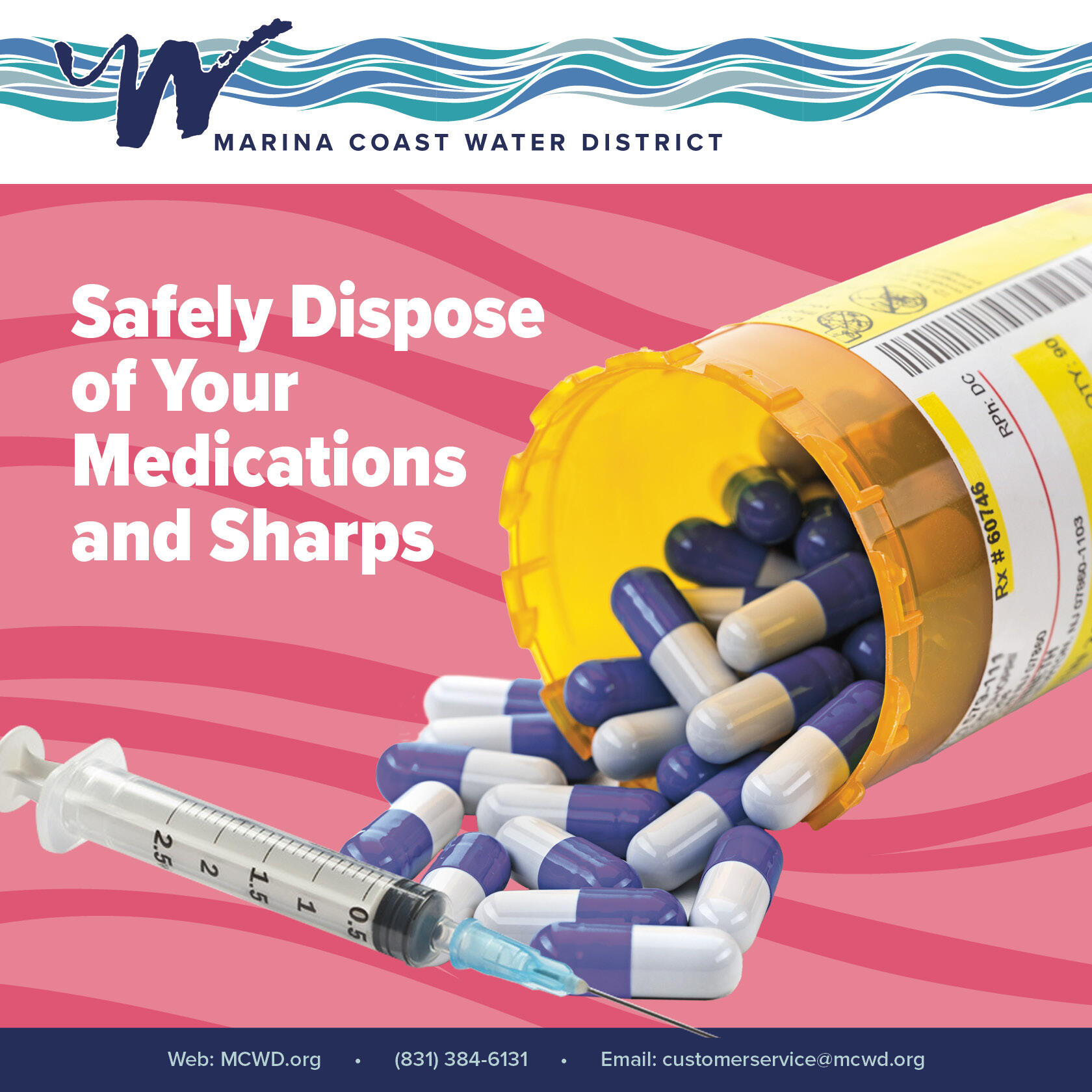 It's important to safely dispose of sharps and medications at an ...