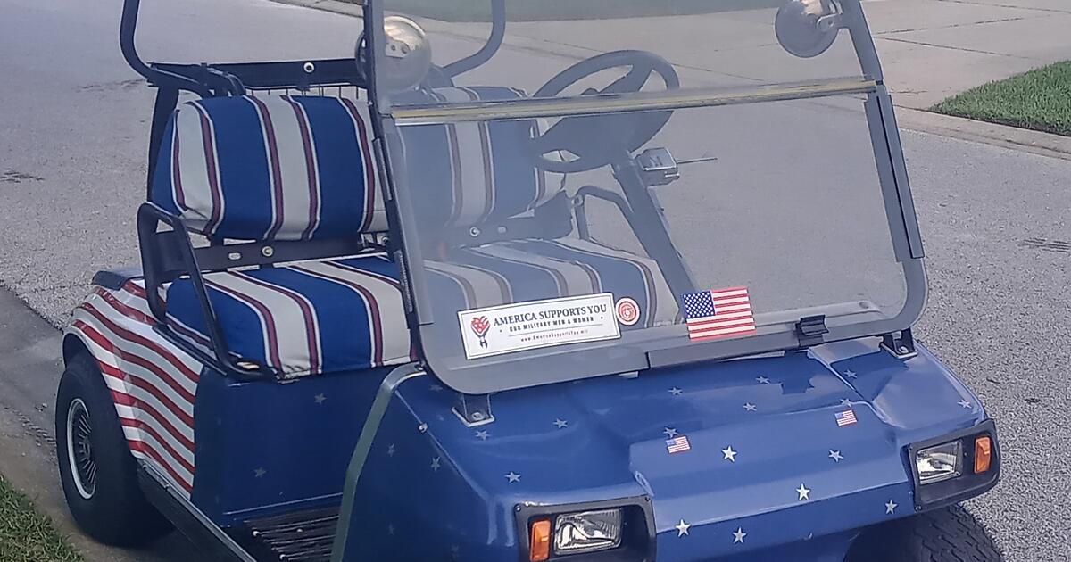 2001 flag cart for $1800 in The Villages, FL | For Sale & Free — Nextdoor