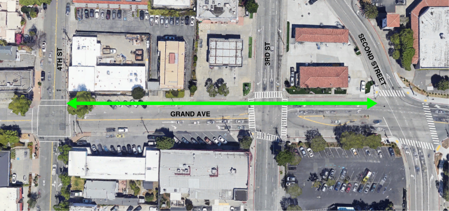 The Grand Avenue Cycle Track Project will implement a two-way protected ...