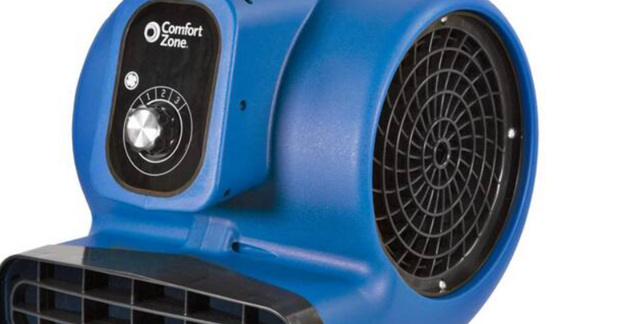 1/4 HP High Velocity Air Mover Carpet Dryer Blower Fan with Timer ...