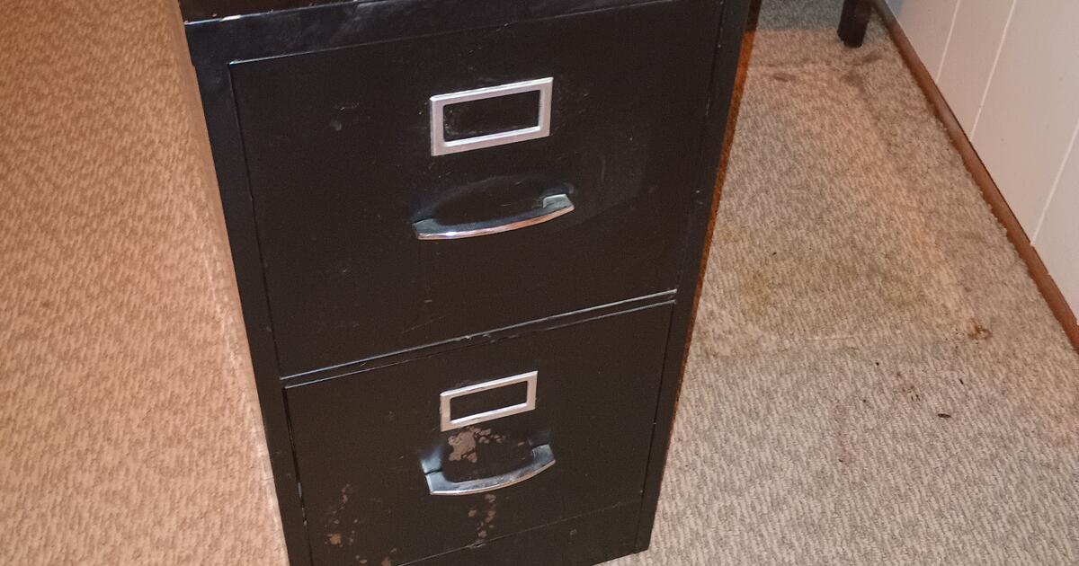 Black Metal File Cabinet for Free in New Brunswick, NJ | For Sale ...