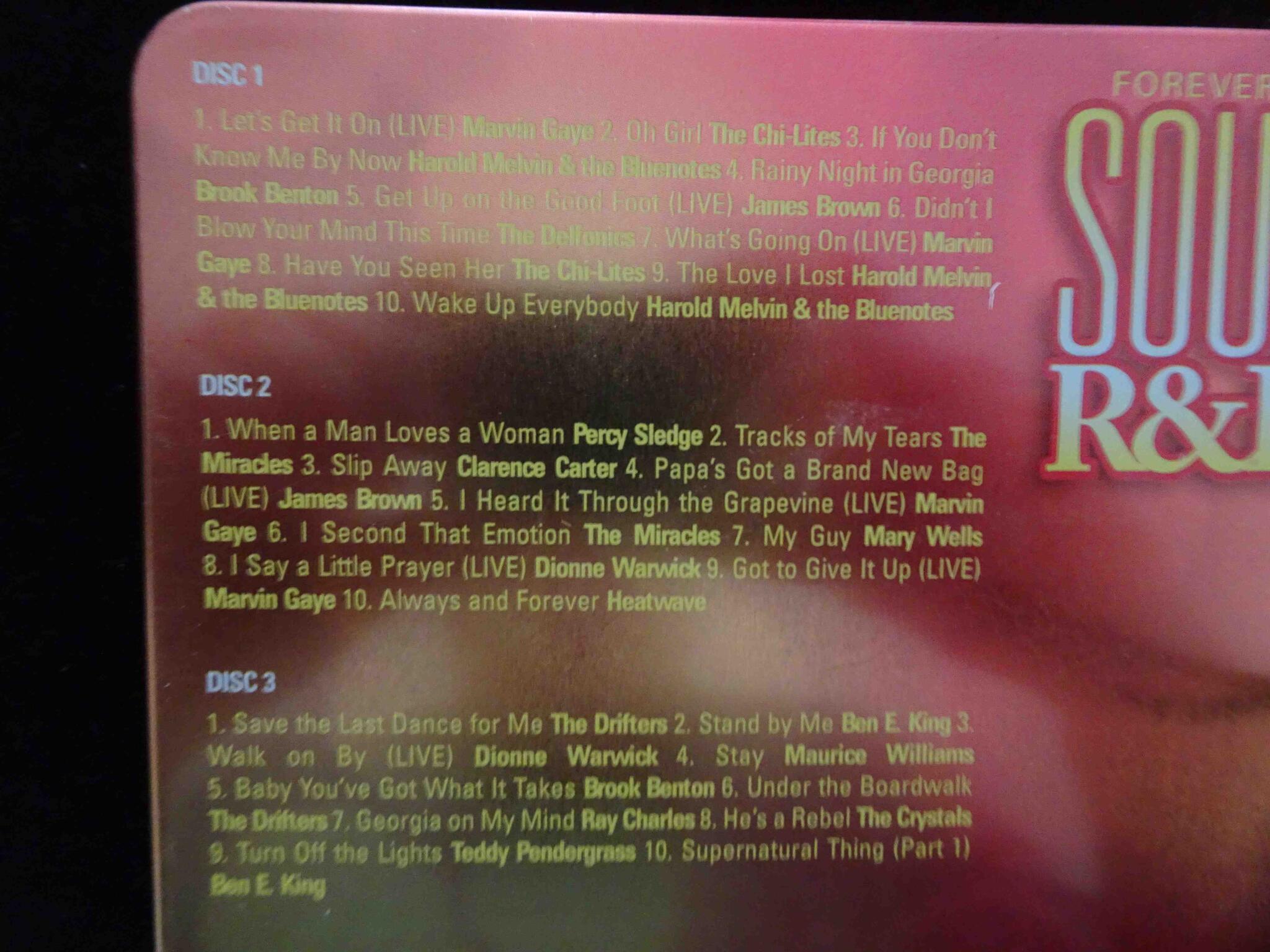 Forever Soul R&B Music CD Set of 3 - Group #9 **Holiday BOGO Special ...