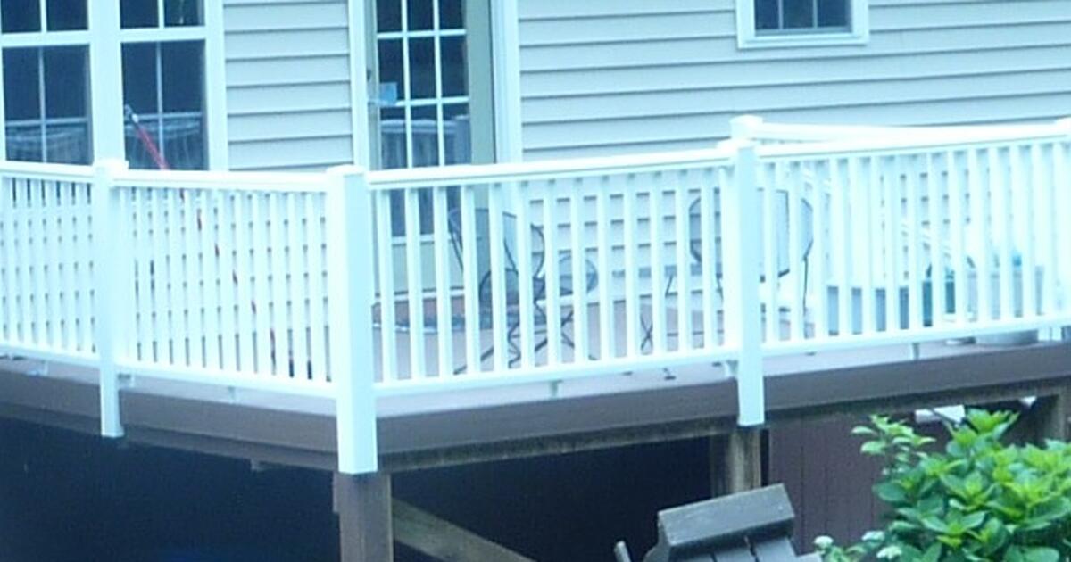 Vinyl Porch Railing 4 X 4 Post Covers For 165 In Louisburg NC For