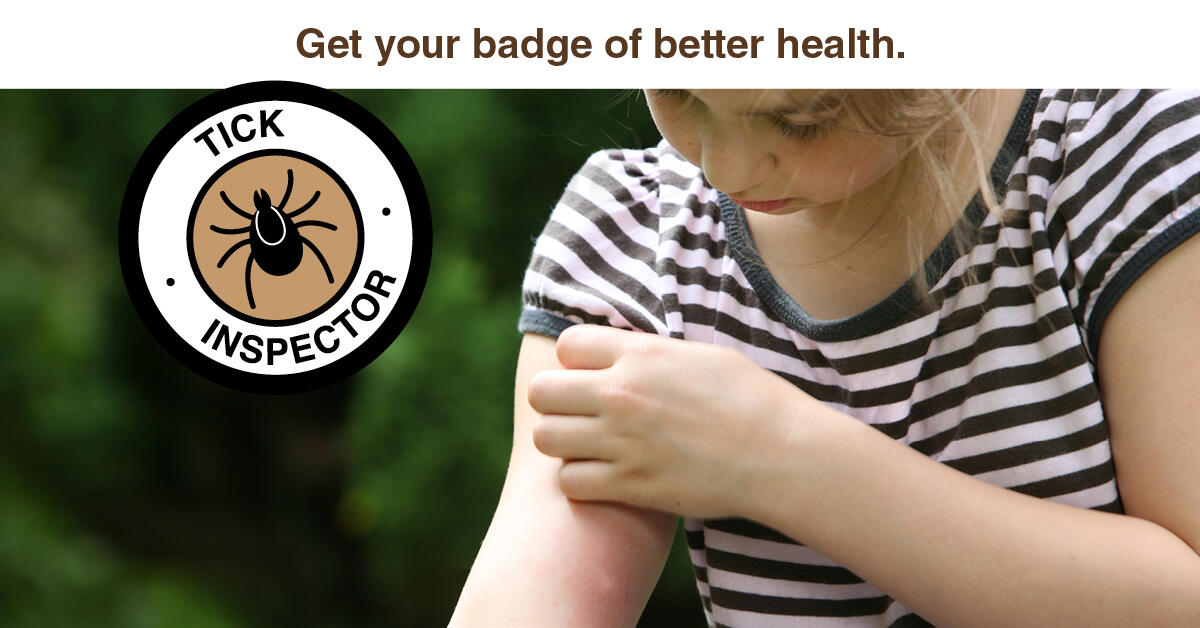 Because ticks can range in size from a pepper flake to a watermelon ...