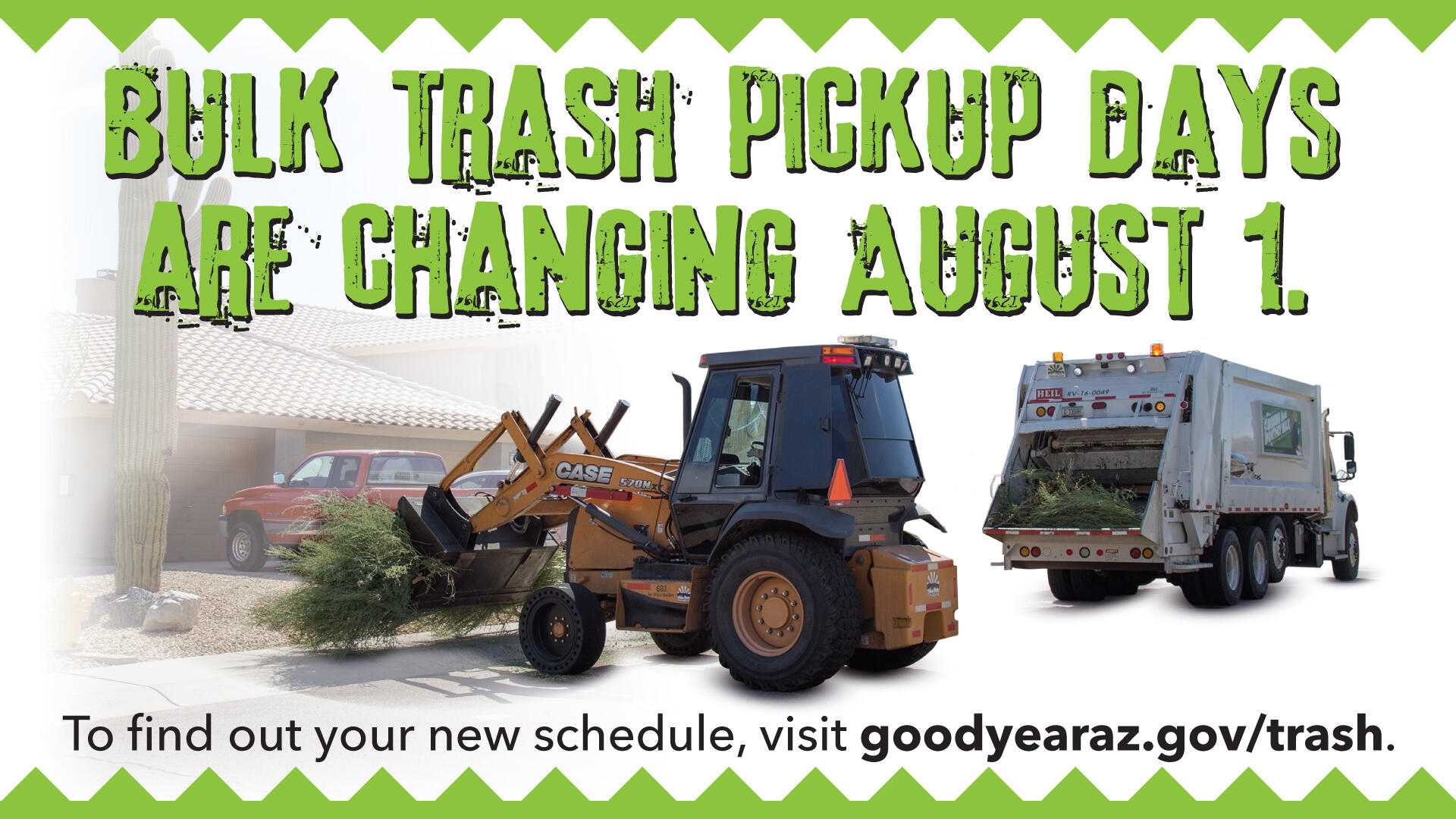 Bulk Trash Schedules Are Changing (City of Goodyear) — Nextdoor — Nextdoor
