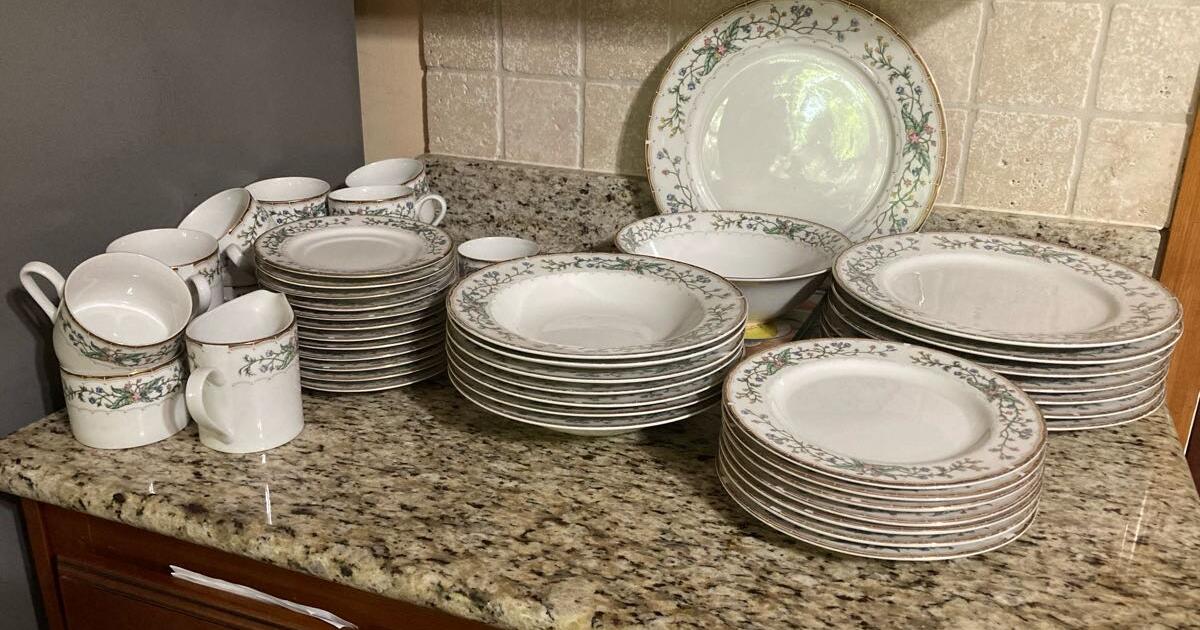 Floral Pattern Dinnerware Set for $45 in Roswell, GA | For Sale & Free ...