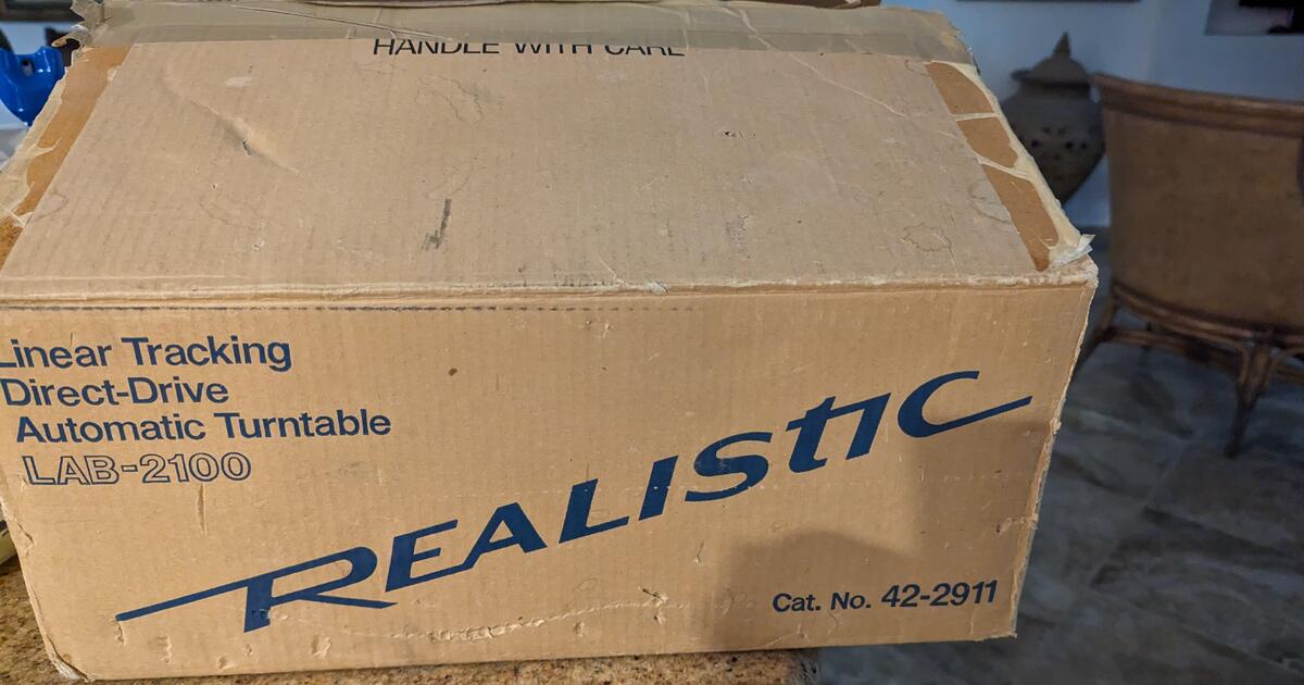 Realistic Lab 2100 Linear Turntable for $85 in Tavares, FL | For Sale ...