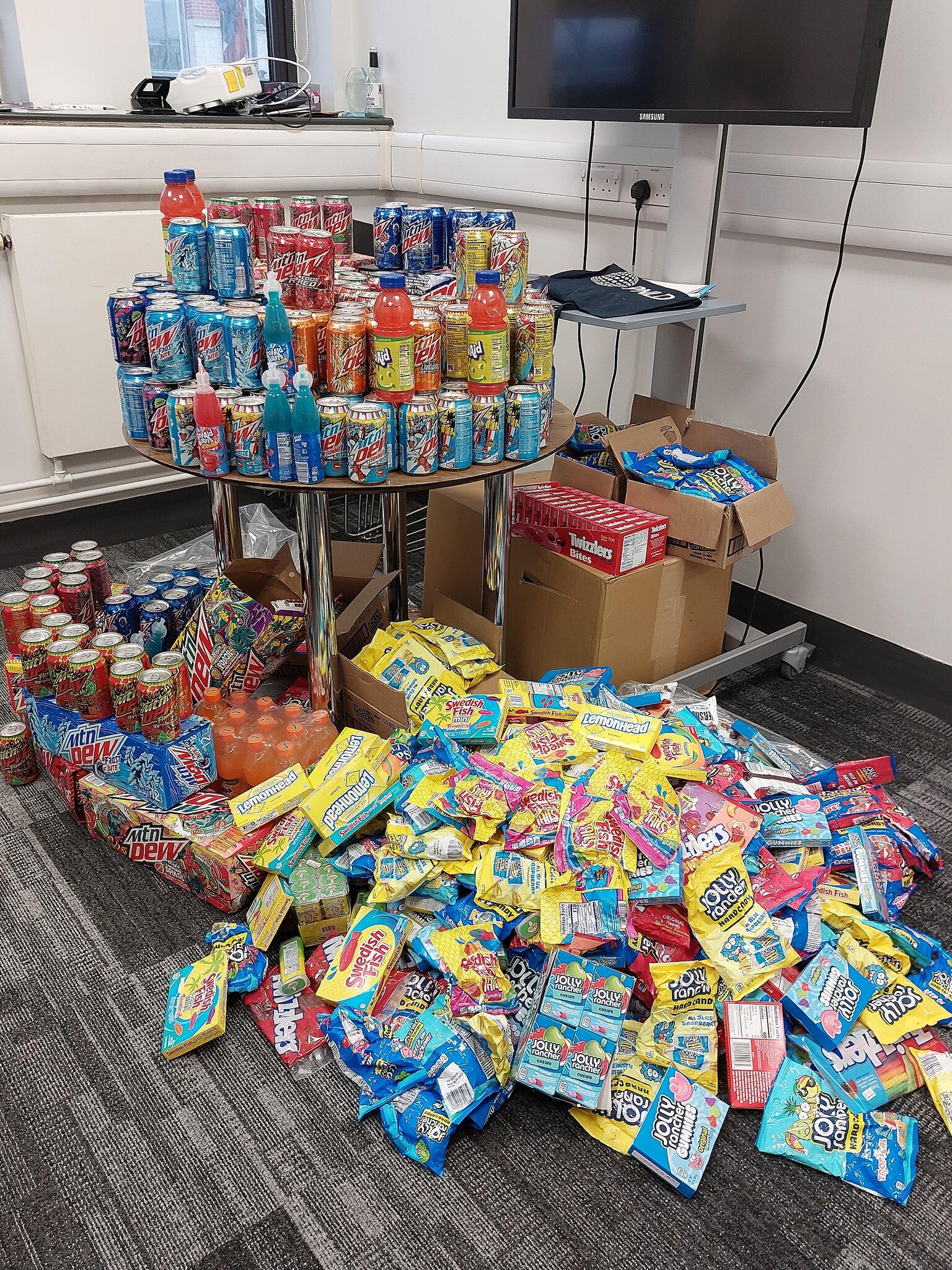 We’ve seized large quantities of American candy and drinks aimed at ...