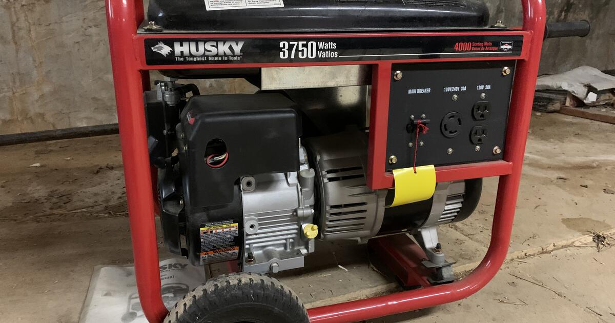 Husky -3750 Watt Generator-Gas Powered. Portable. Never been used. 1150 ...