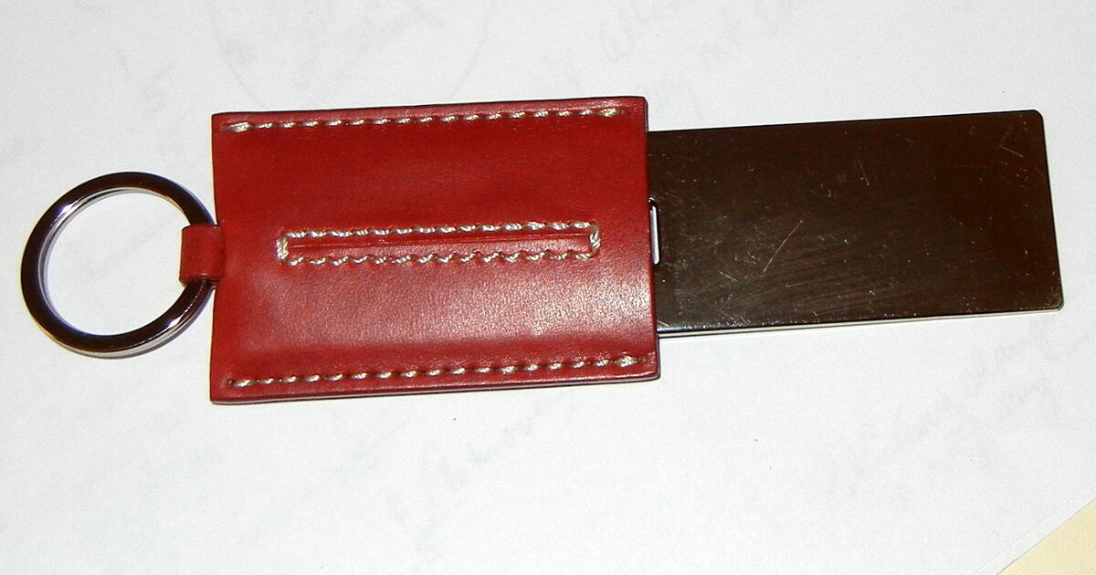 OBO LEVENGER RED LEATHER KEY CHAIN - NEW for $20 in Longmont, CO | For ...