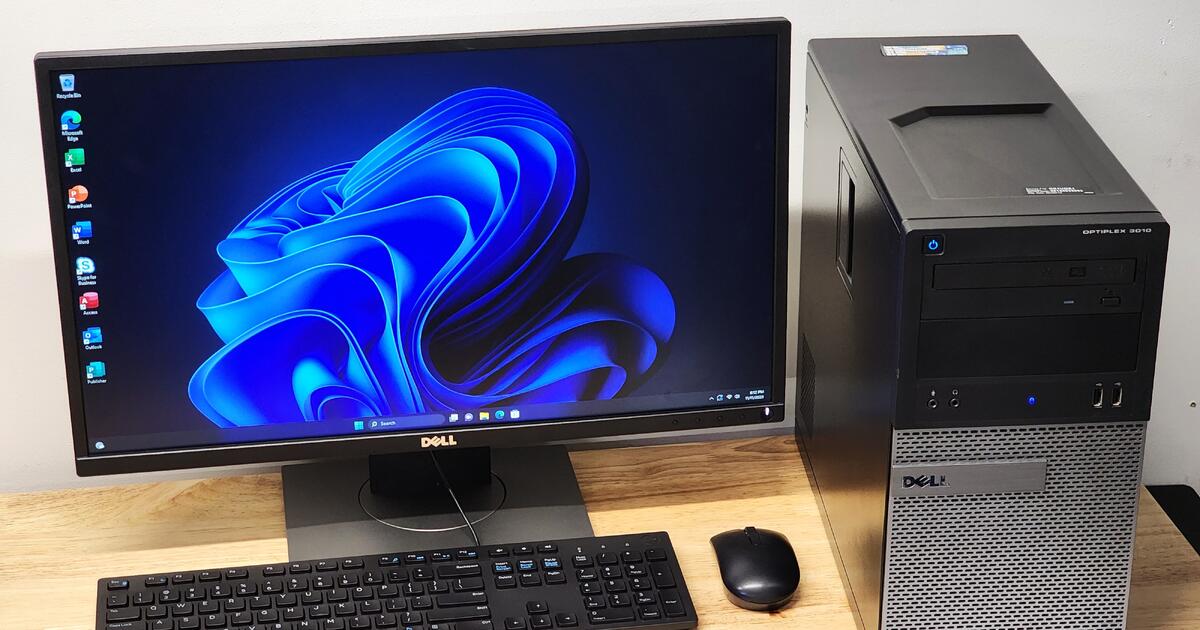 Like-new Dell Desktop with Windows 11, Office 2021, Quad Core i5, HDMI ...