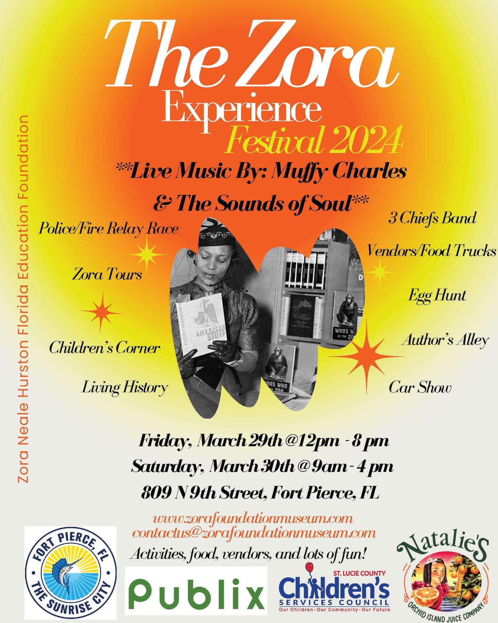 The City of Fort Pierce is excited to sponsor the highly anticipated 2024 Zora Fest! (City of ...