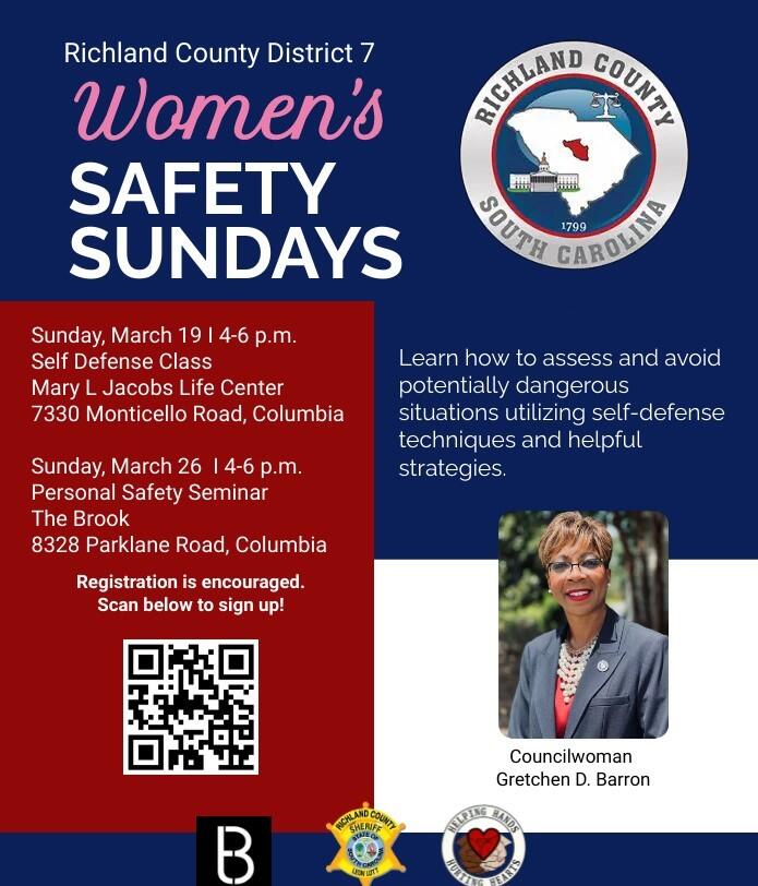 County Councilwoman Gretchen Barron will host a pair of "Women's Safety ...