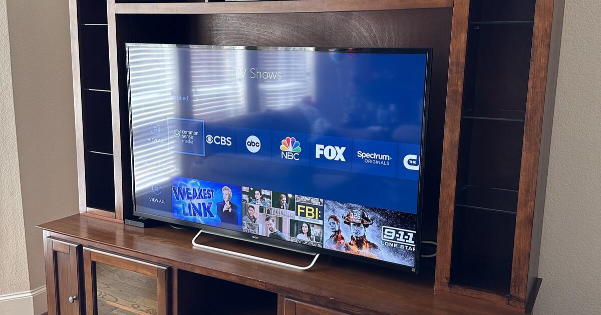 Solid Wood Entertainment Center for $450 in Frisco, TX | For Sale ...