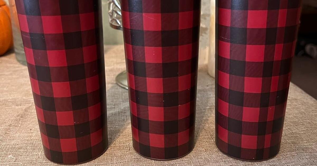 Buffalo Check Candles BN - Set of 3 for $8 in O Fallon, MO | For Sale ...