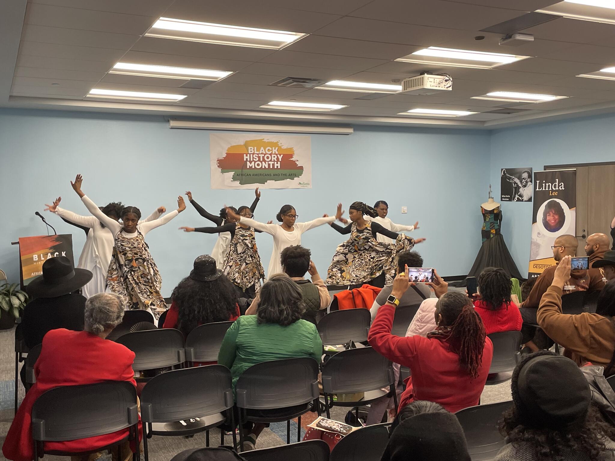 Saturday’s big celebration was at the DeSoto Public Library ...