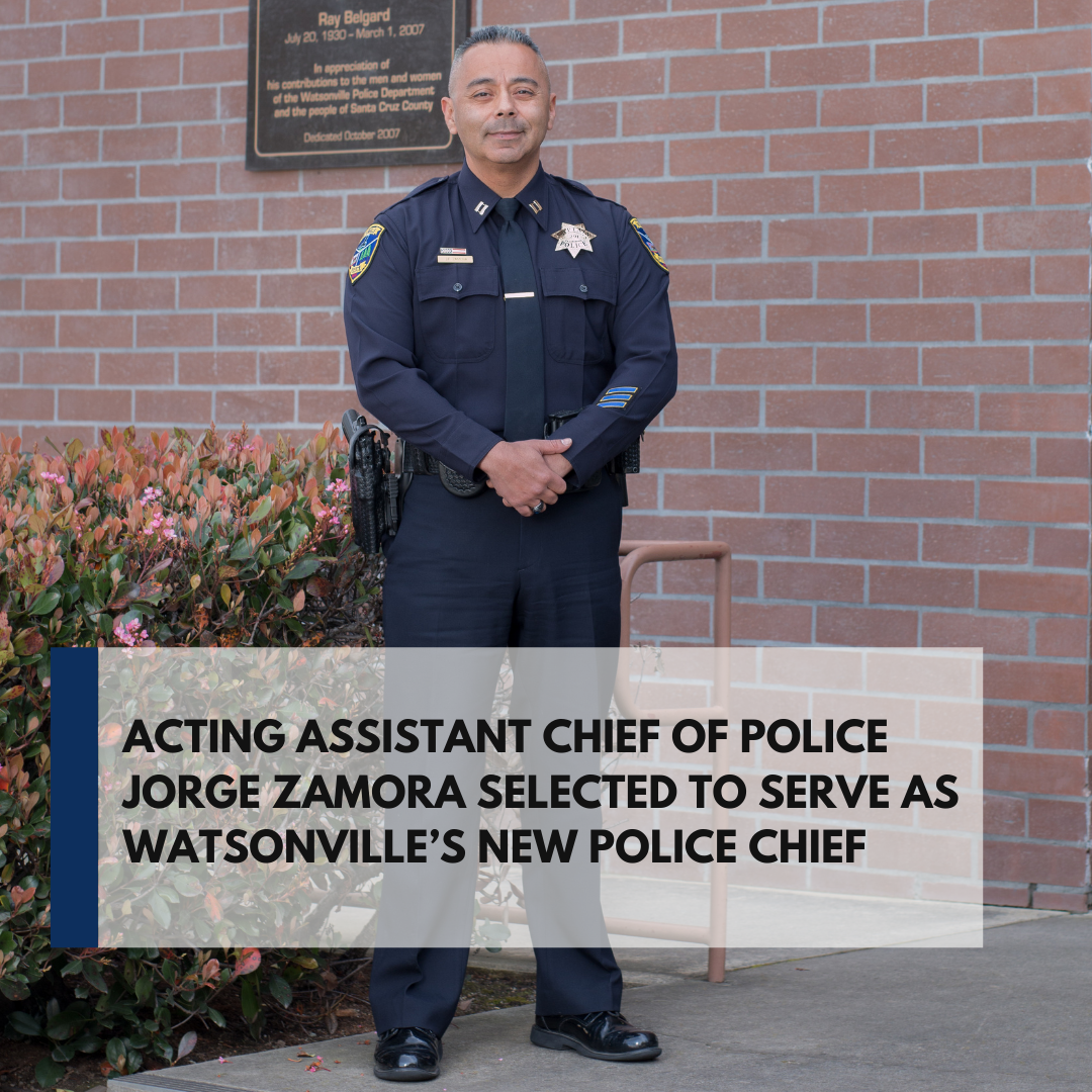Acting Assistant Chief of Police Jorge Zamora selected to serve as ...