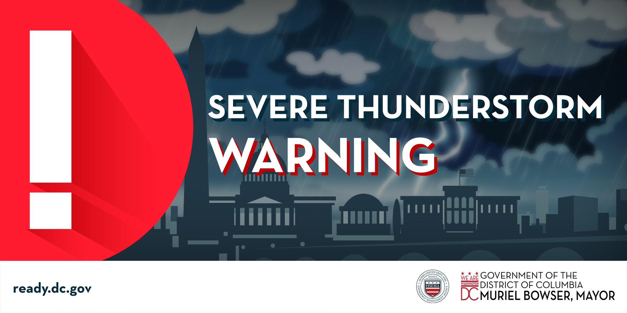 5/27: The National Weather Service has issued a Severe Thunderstorm ...