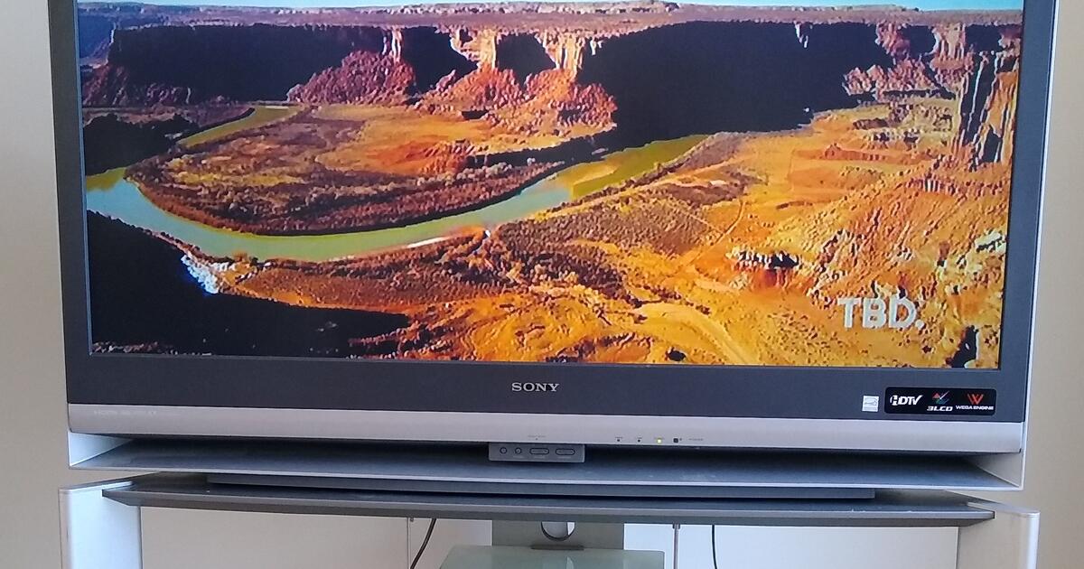 Sony 50" Grand Wega HD Rear-Projection LCD TV + Stand for $170 in ...