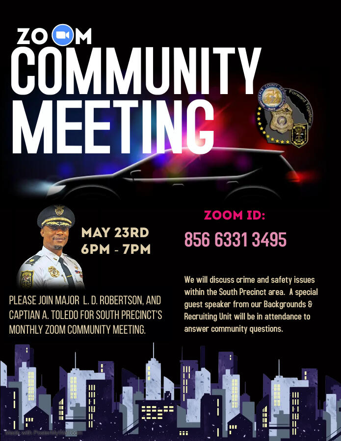 South Precinct Community Zoom Meeting, May 23rd @ 6 p.m.--- (DeKalb ...