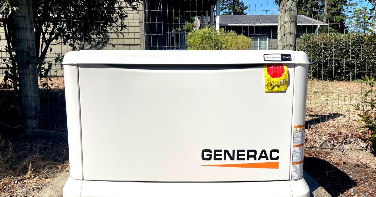 22kW Generac Air-Cooled Standby Generator for $4500 in Sebastopol, CA ...