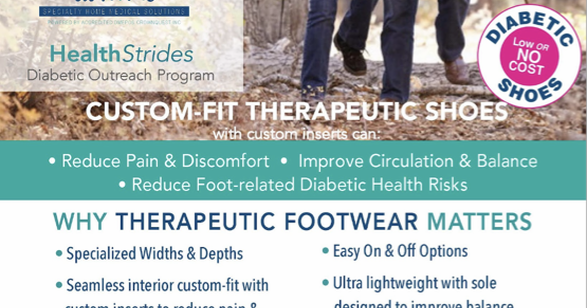 Custom Diabetic Footwear for Free in Albany, NY | For Sale & Free ...