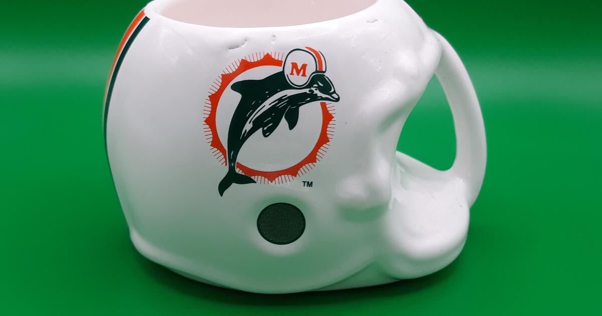 VINTAGE 1986 MIAMI DOLPHINS NFL BEER / COFFEE HELMET MUG for $35 in ...