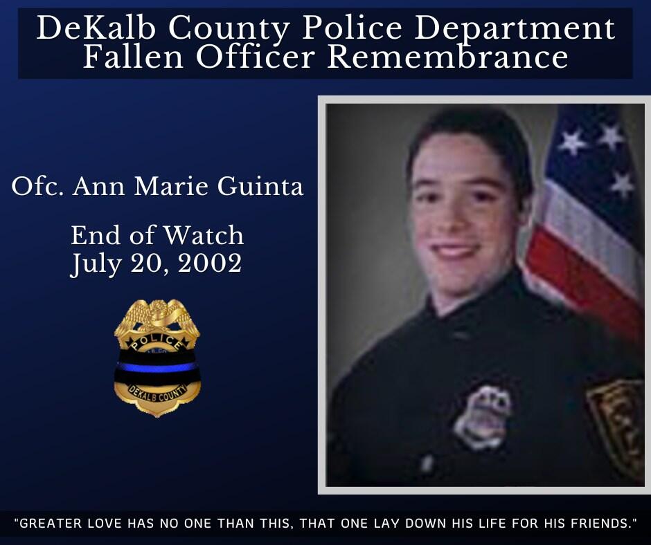 On this day, we remember Officer Ann Marie Guinta who was killed in a ...