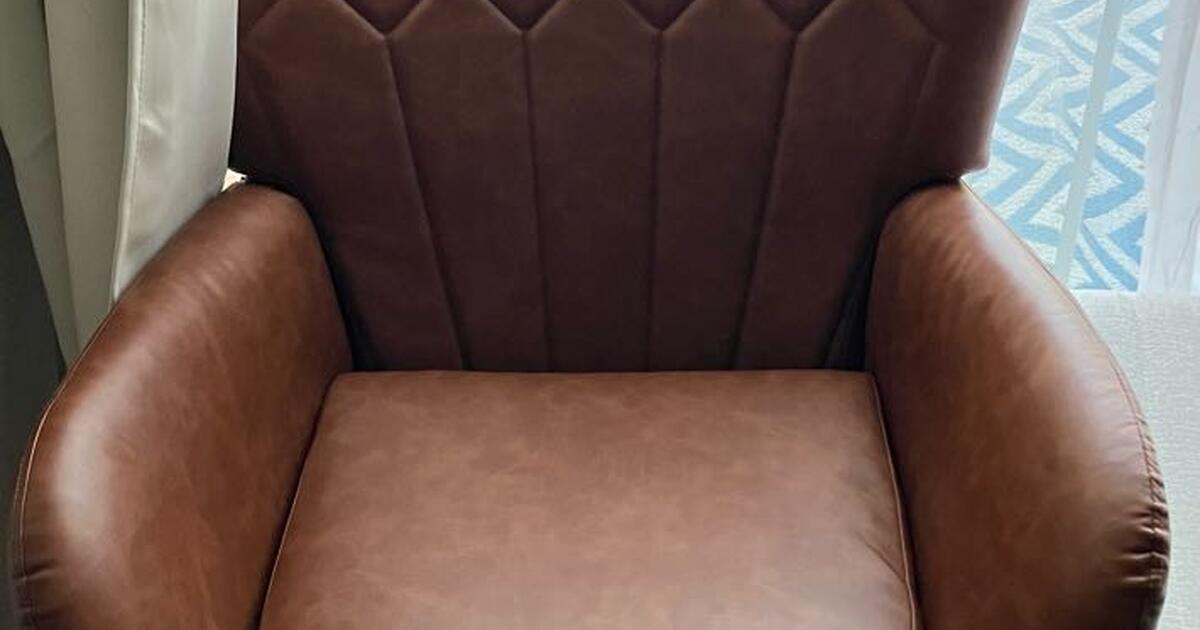 Brown Leather Rocking Chair for Free in Los Angeles, CA | For Sale ...