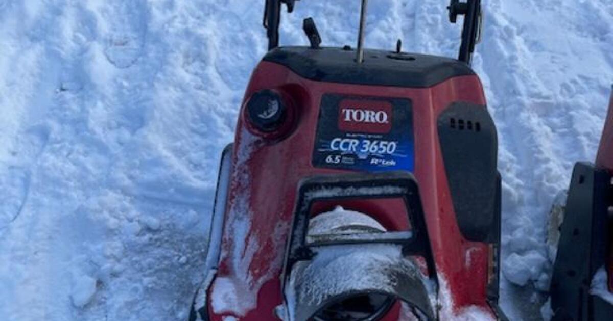 Toro CCR 3650 Snow Blower for $150 in Oxford, MI | For Sale & Free ...
