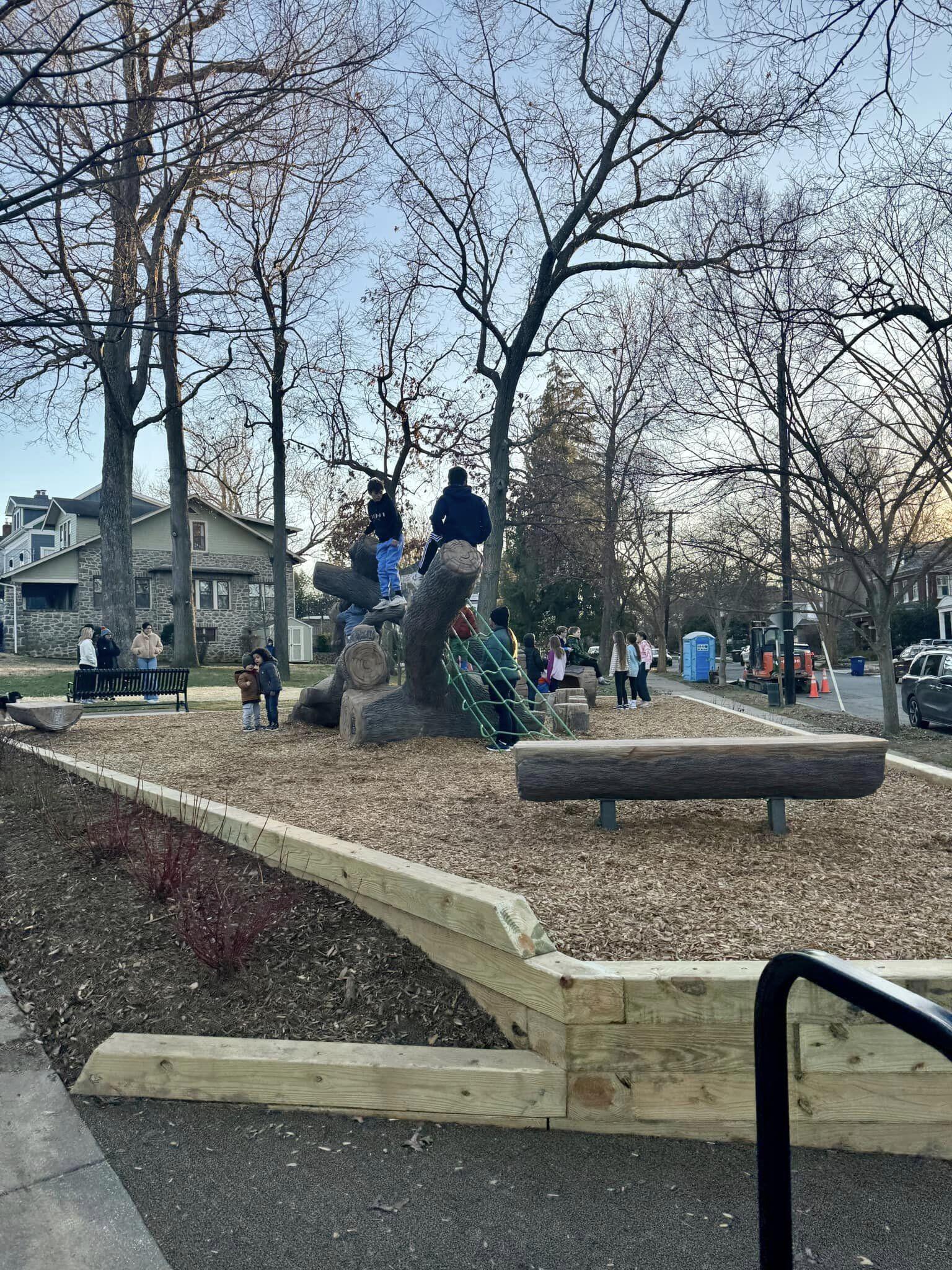 The new Crestwood Triangle Park reopened for our community today and is ...