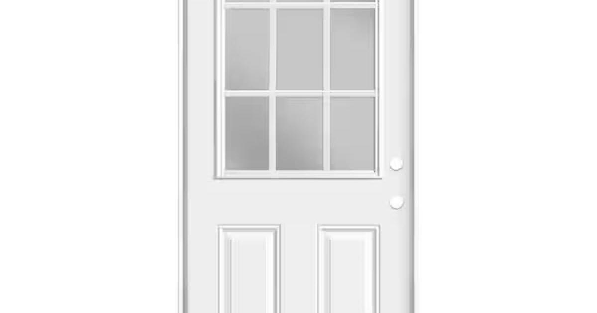 White Exterior Door with Glass Panels for $100 in Baltimore, MD | For ...