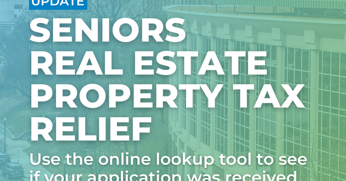Did you submit your application for the Seniors Real Estate Property ...