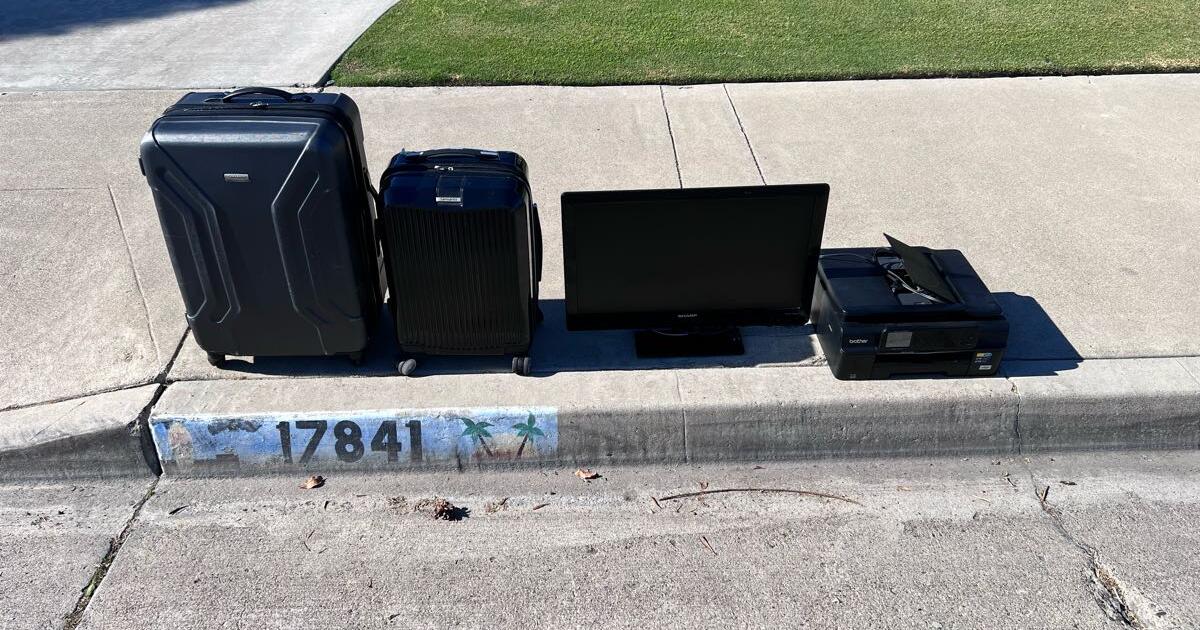 FREE Luggage, TV, and Printer Set for Free in Huntington Beach, CA ...