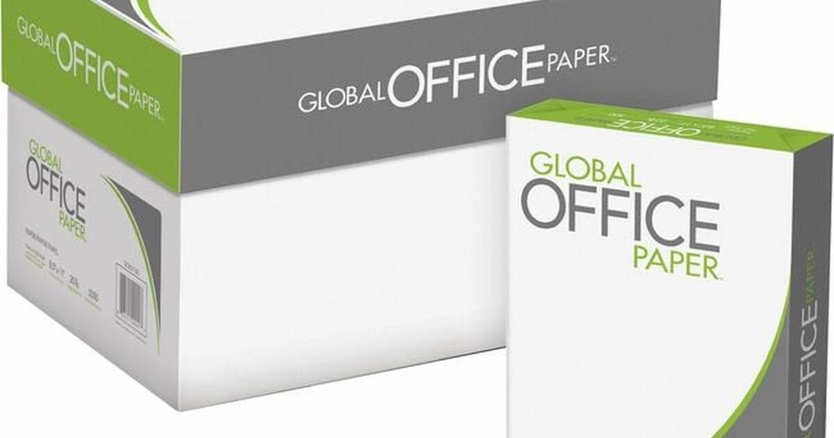 Global Office Premium Multipurpose Paper - White - Letter - 1 Case 5000 ...
