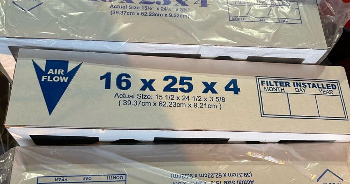 16 x 25 x 4 air filters for $30 in West Linn, OR | For Sale & Free ...