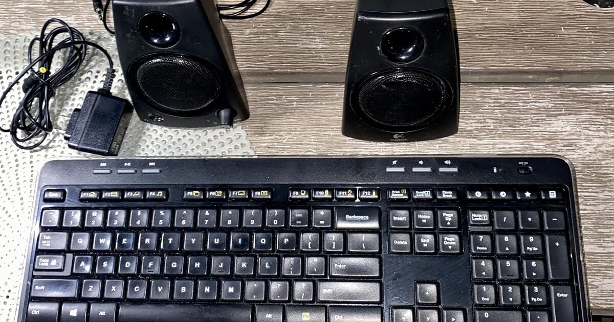 Logitech K520 Keyboard (w/o Receiver) & Speakers for $12 in Los Angeles ...