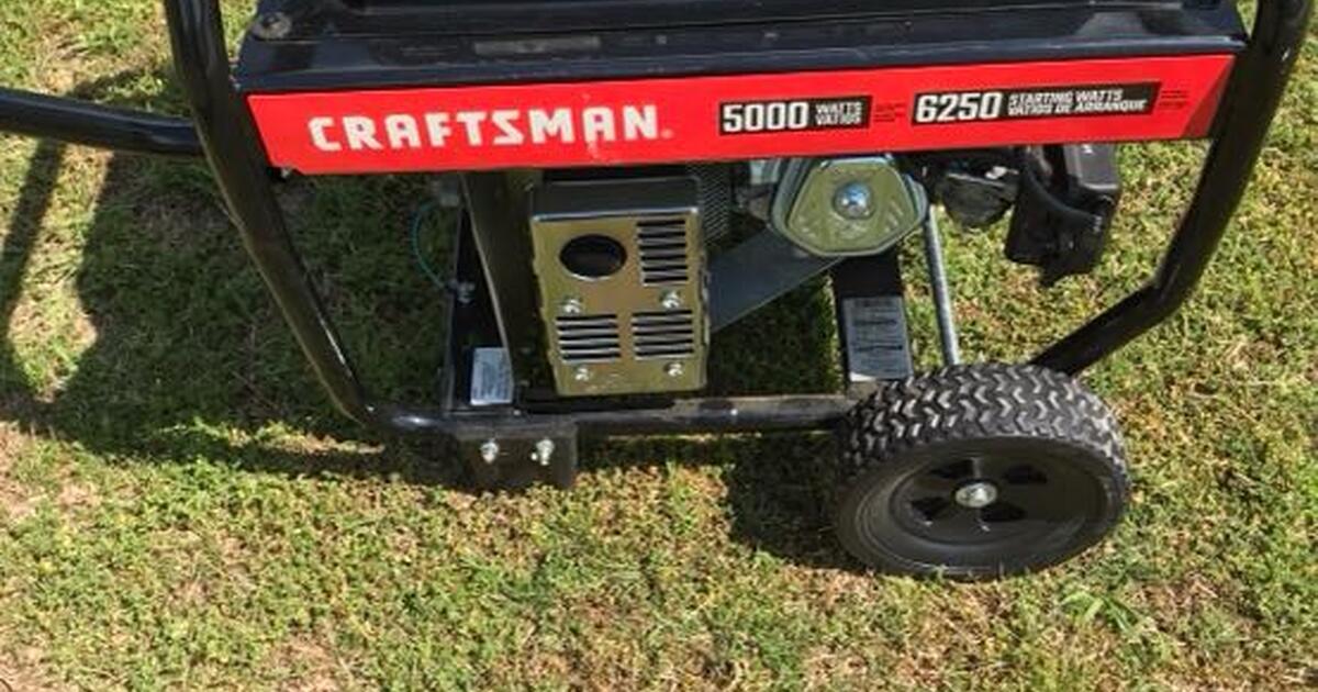 Craftsman 5000 Watt generator for $700 in Greenville, NC | For Sale ...