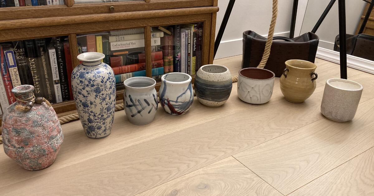 Handmade Ceramic Vases/Pottery - take all 8 for $30 for $5 in Seattle ...