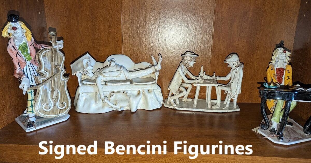 4 Italian Bencini Vintage Figurines for $25 in Henderson, NV | For Sale ...
