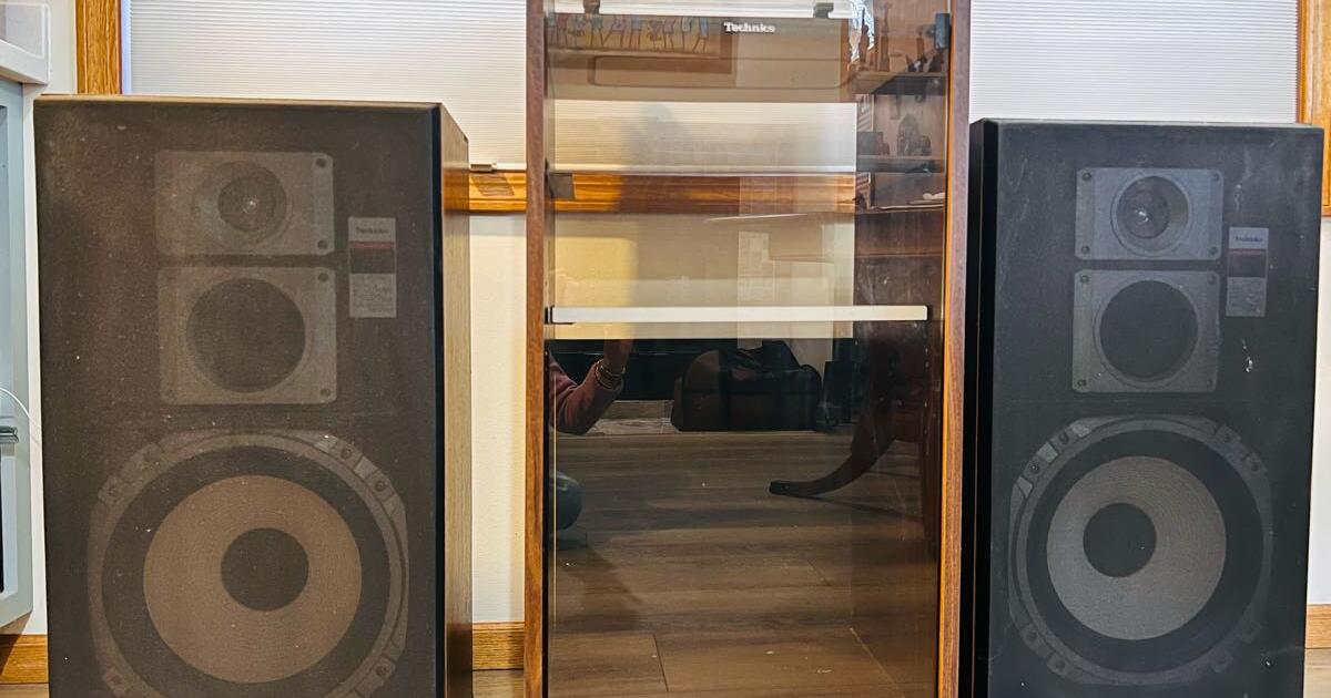 Technics Audio Rack (SH 5483B)(Speakers listed separate) for $75 in ...
