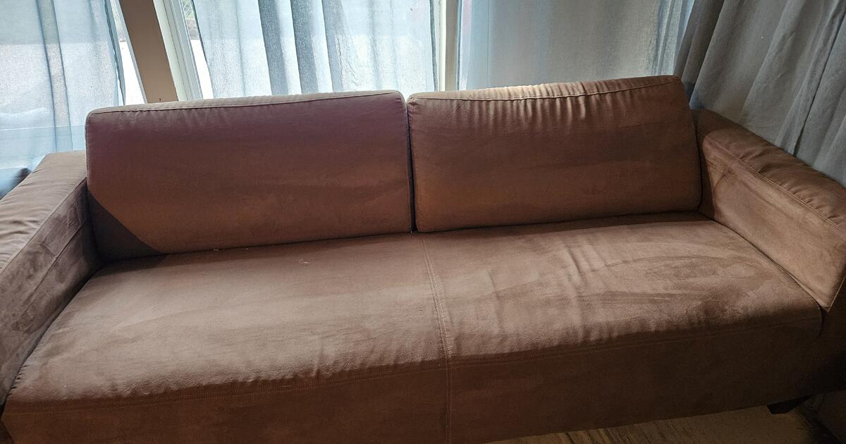 FREE 72 INCH LONG MICROSUEDE COUCH for Free in St. Paul, MN | For Sale ...