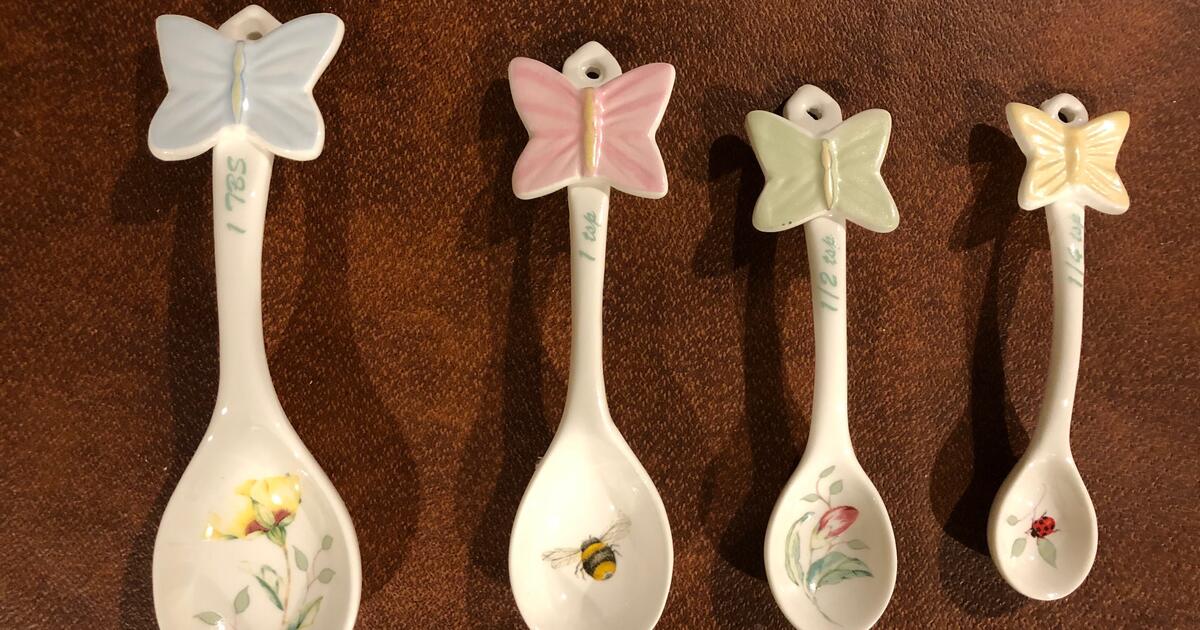 Butterfly Meadow Lenox Measuring Spoons - NEW for $20 in Birmingham, AL ...
