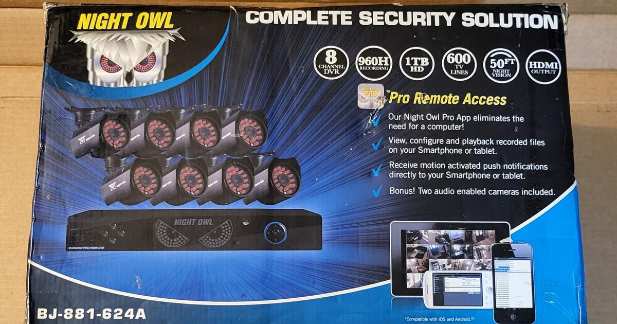 Night owl complete security solution open box unused for $140 in Laurel, MD | For Sale & Free ...