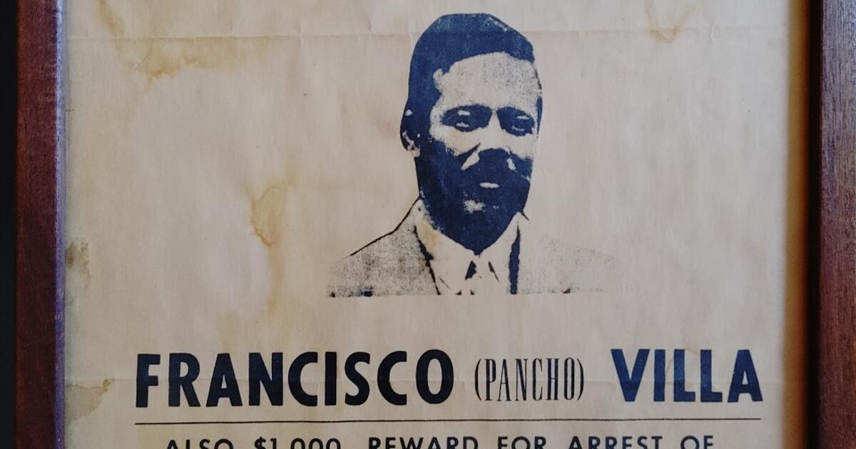 Original 1916 Pancho Villa Wanted Poster for $900 in Durham, NC | For ...