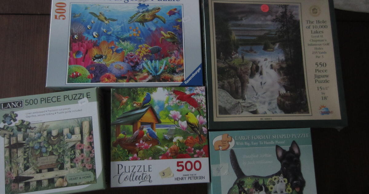 1-2 Jigsaw Puzzles 300+550 pcs. for $3 in Durham, NC | Finds — Nextdoor