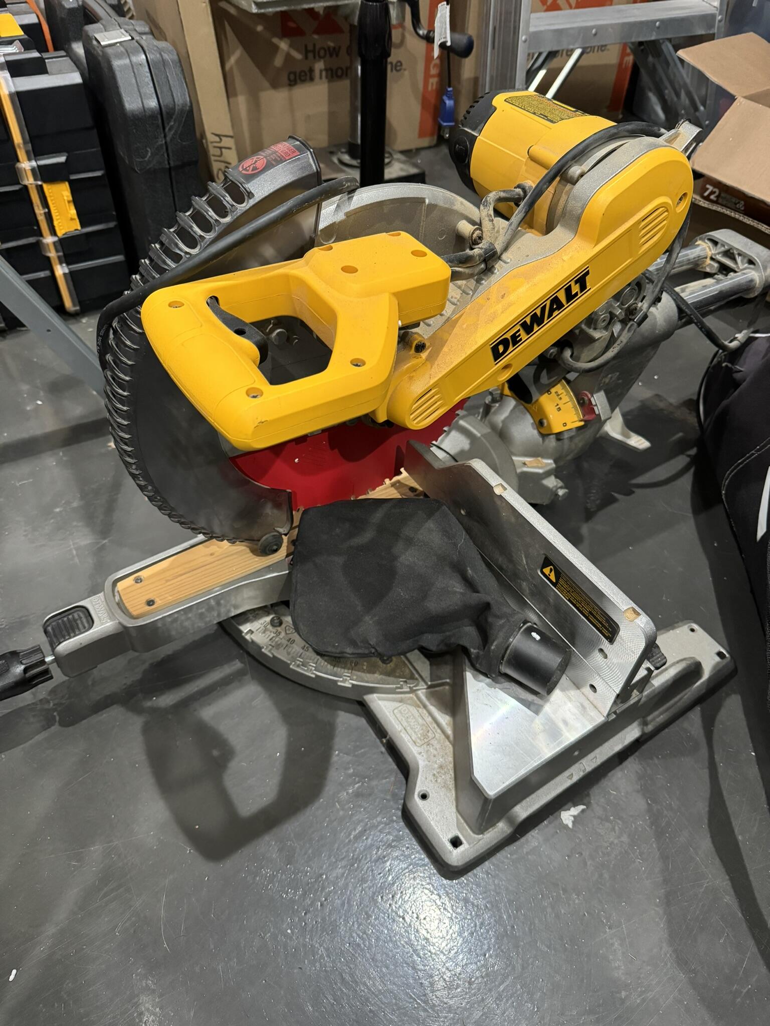DEWALT DWS709 12" Sliding Compound Miter Saw for $150 in Redondo Beach, CA | For Sale & Free ...