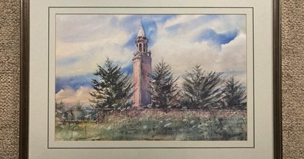 Vintage Art - A.I. DuPont Bell Tower - Terry J. Newitt - SIGNED Limited ...