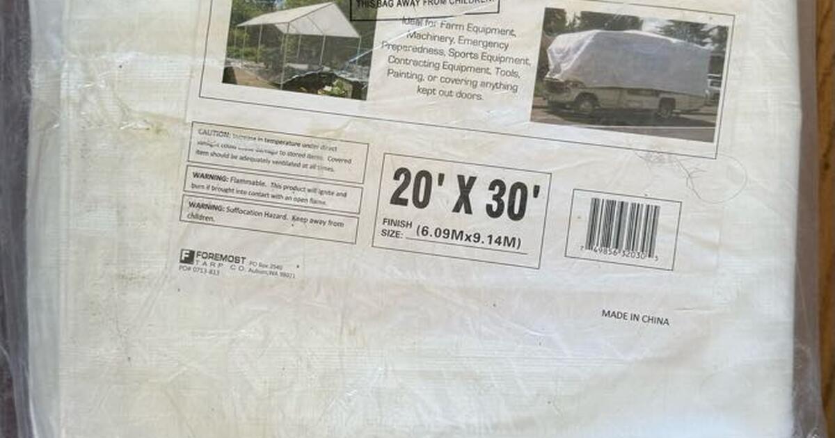 HD Dry Top Tarp 20' x 30' for $30 in San Jose, CA | For Sale & Free ...
