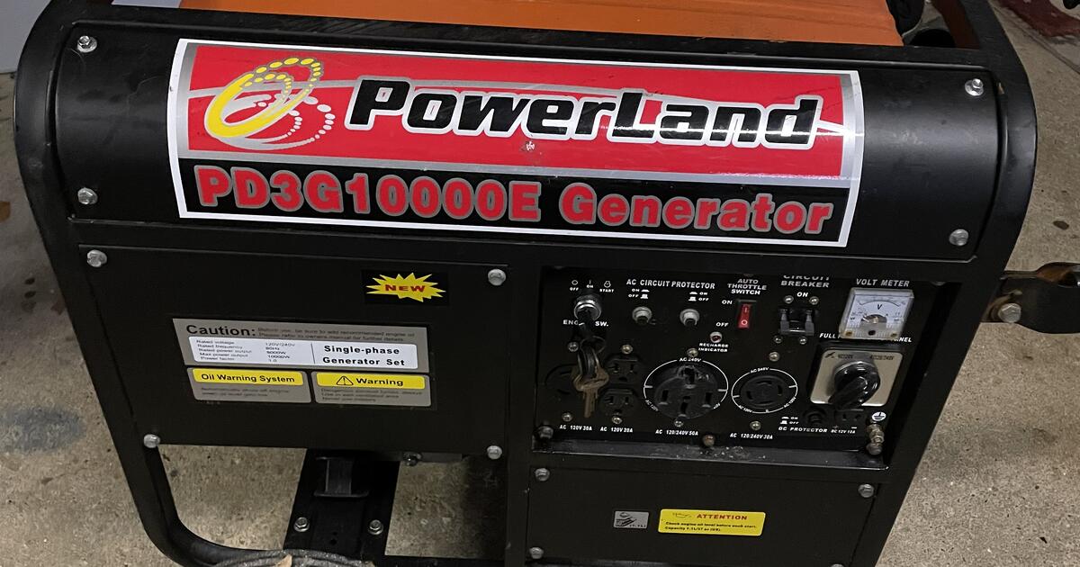 Powerland Tri Fuel Generator, for $550 in Middletown, NJ | For Sale ...